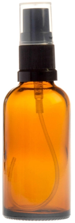 Buy Essentially Natural Amber Glass Bottle with Spritzer - 50ml Online ...