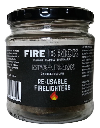 Buy Fire Brick Re-Usable Firelighters Online | Faithful to Nature
