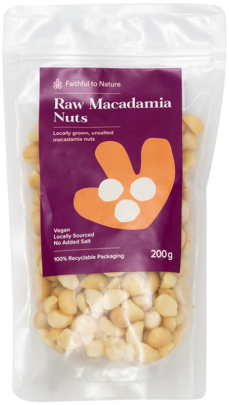 Buy FtN Macadamia Nuts - Raw Online | Faithful to Nature