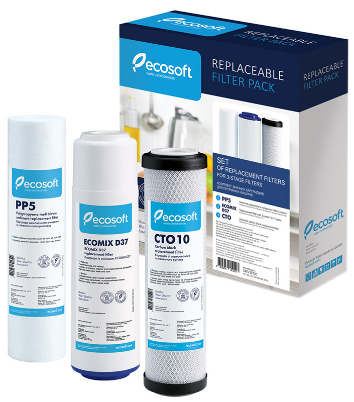 Buy Ecosoft 3-Stage System Replaceable Filter Pack Online | Faithful to ...