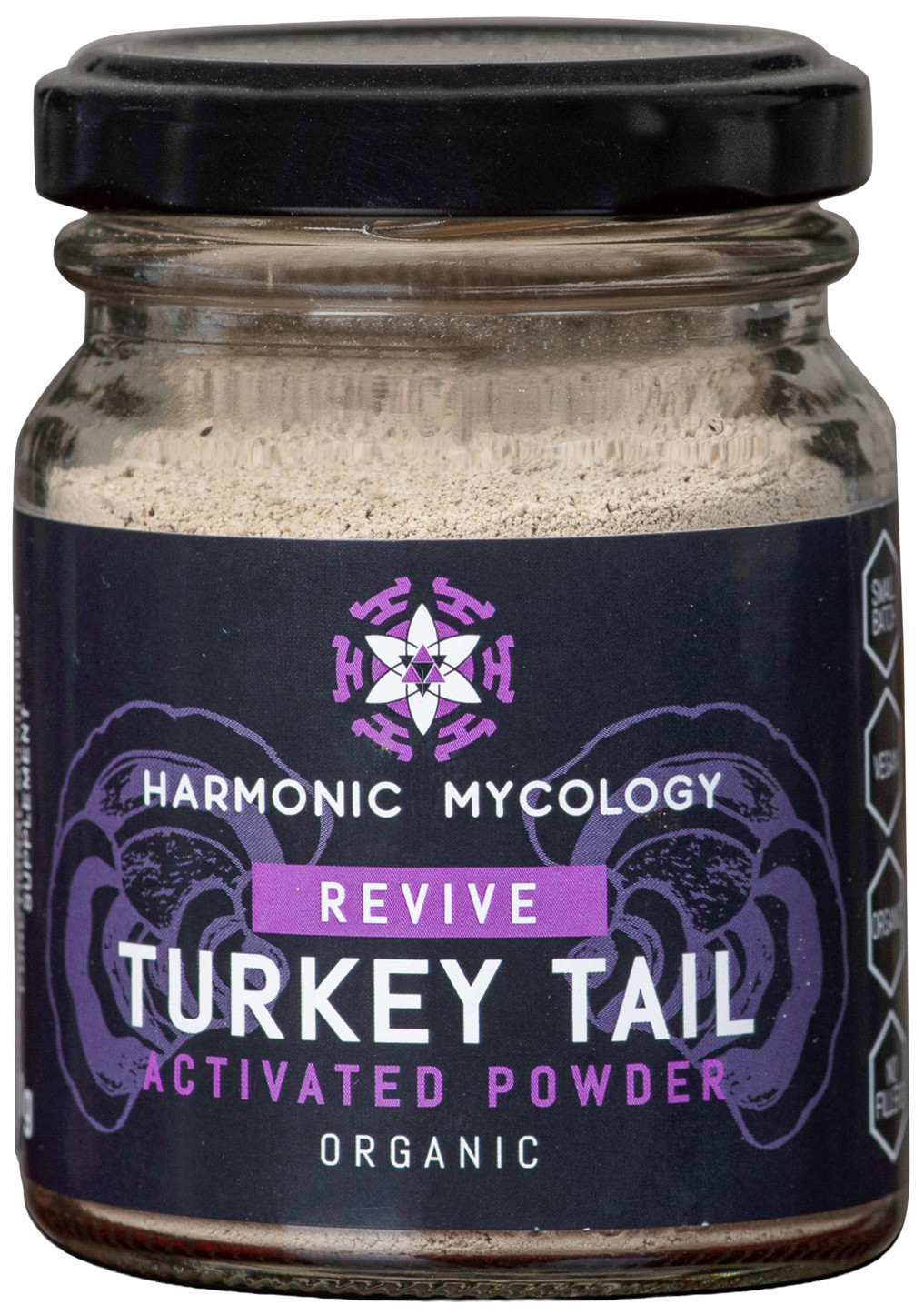 Buy Harmonic Mycology Turkey Tail Powder Online | Faithful to Nature