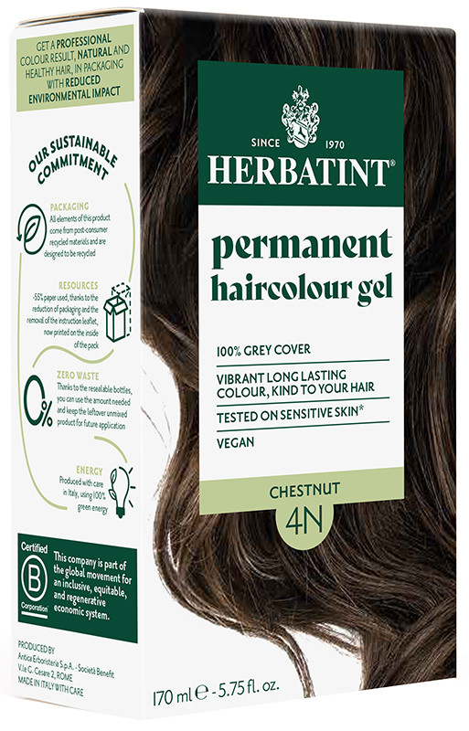Buy Herbatint Hair Colours - 4N Chestnut Online | Faithful to Nature