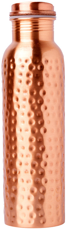 Buy Just Copper Dimple Copper Water Bottle Online | Faithful to Nature