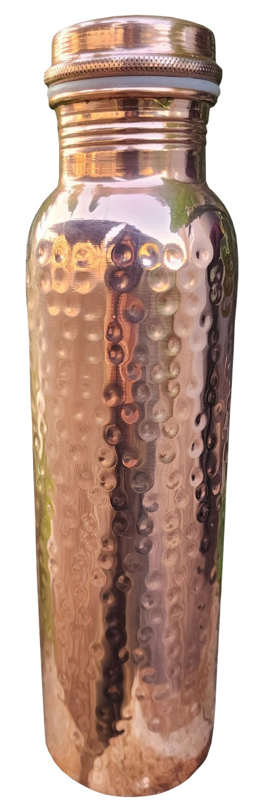 Buy Just Copper Mirror Finish Dimple Bottle Online | Faithful to Nature