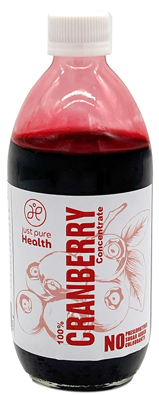 Buy Just Pure Health Cranberry Juice Concentrate 550g Online | Faithful ...