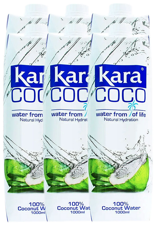 Buy Kara Coconut Water - 1 Litre x 6 Online | Faithful to Nature