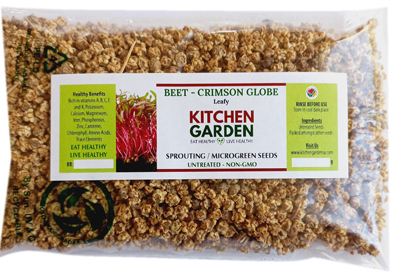 Buy Kitchen Garden Beet Crimson Globe Sprouting Seeds Online | Faithful ...