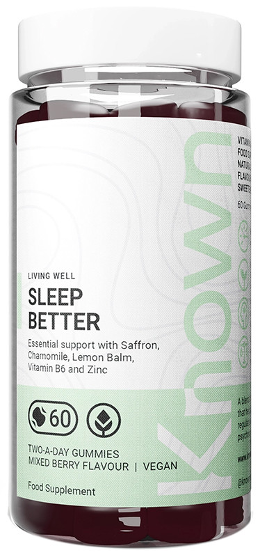 Buy Known Sleep Better Gummies Mixed Berry Online | Faithful to Nature