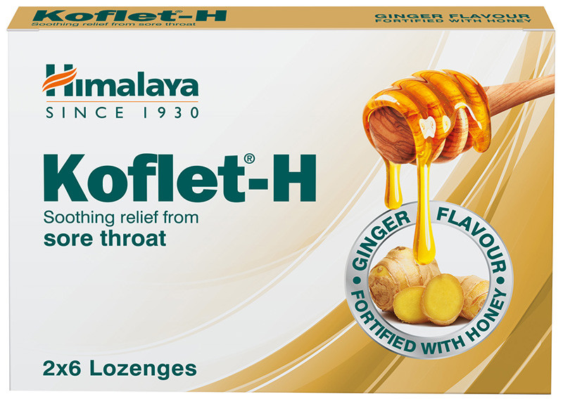 Buy Himalaya Koflet-H Lozenges - Ginger Online | Faithful to Nature