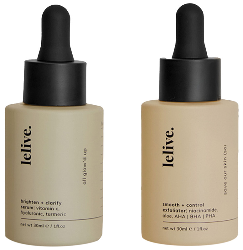 Buy Lelive. Am + Pm Serum Kit - Multi-Benefit Duo All Skin Types Online ...