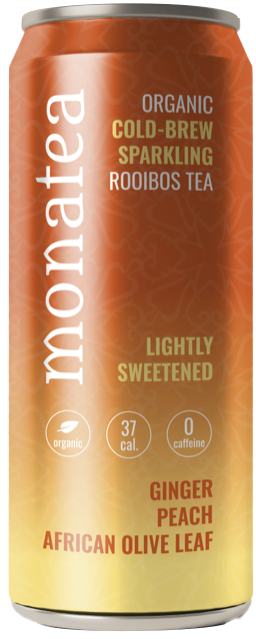 Buy Monatea Ginger, Peach & African Olive Leaf (Lightly Sweetened ...