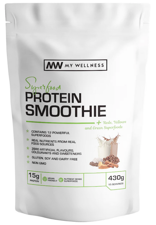Buy My Wellness Superfood Protein Smoothie - Chocolate 430g Online ...