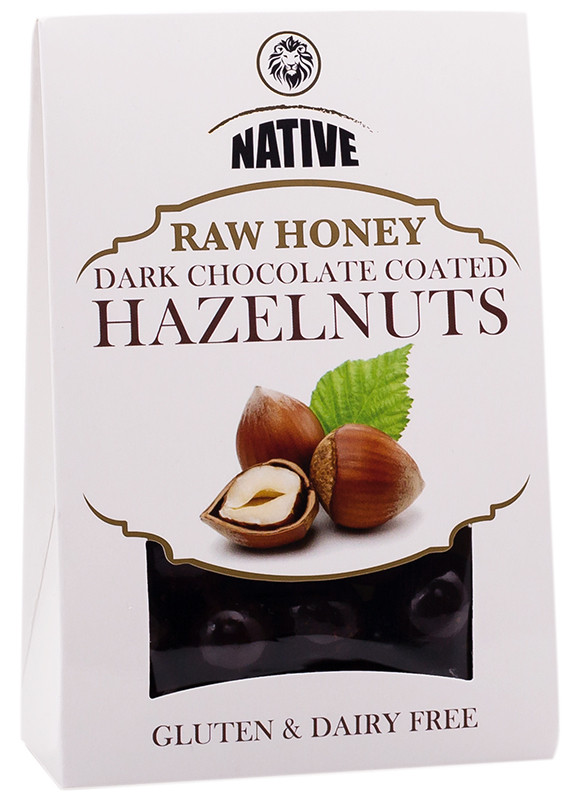 Buy Native Raw Honey Chocolate-Coated Hazelnuts Online | Faithful to Nature