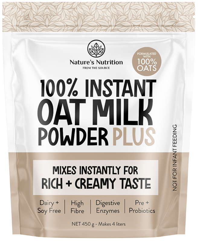 Buy Nature's Nutrition 100% Instant Oat Milk Powder PLUS Online ...