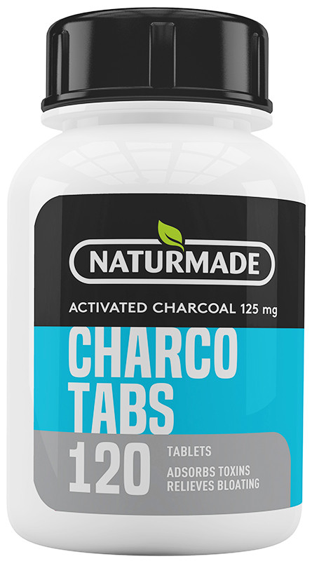Buy Naturmade Activated Charcoal Tabs 125mg, 120's Online | Faithful to ...