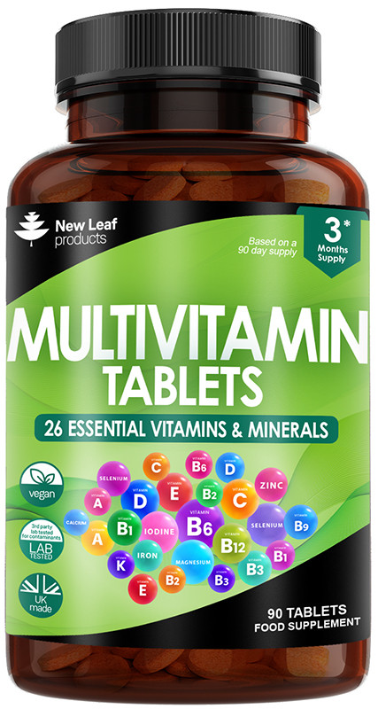 Buy New Leaf Multivitamin Plus Iron High Strength Tablets Online ...