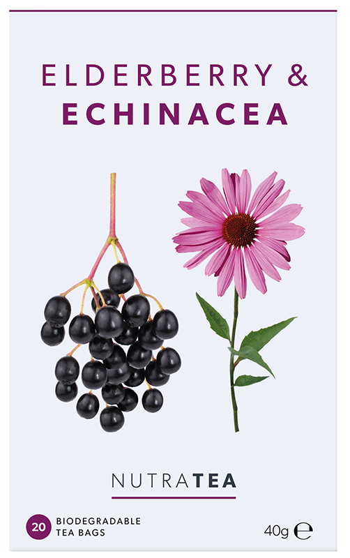 Buy Nutratea Elderberry & Echinacea Tea Online | Faithful to Nature