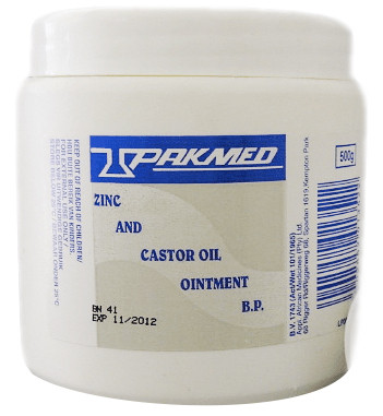 Buy Pakmed Zinc & Castor Cream 500g Online | Faithful to Nature