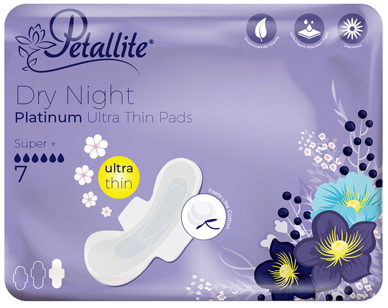 Buy Petallite Platinum Night Pads Online | Faithful to Nature