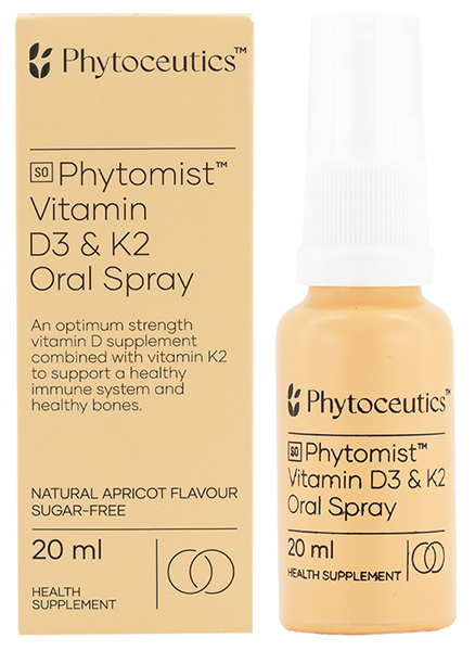 Buy Phytoceutics Phytomist Vitamin D3 & K2 Oral Spray Online | Faithful ...