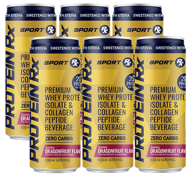 Buy Sport RX Whey Protein & Collagen Drink - Dragonfruit X 6 Online ...