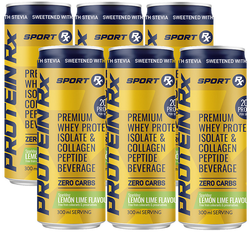 Buy Sport RX Whey Protein & Collagen Drink - Lemon Lime X 6 Online ...