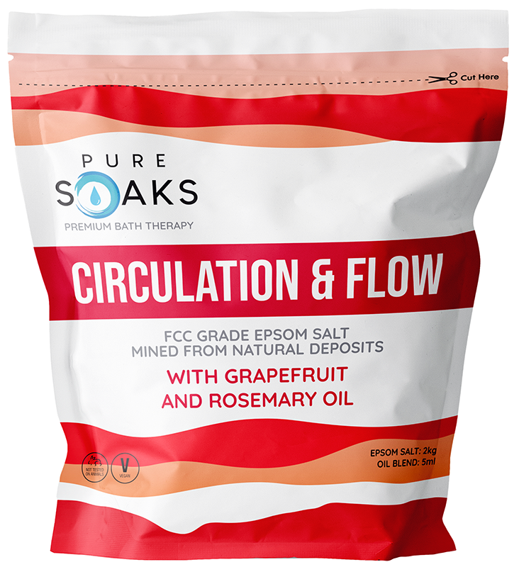 Buy Pure Soaks Bath Therapy Salts - Circulation & Flow 2kg Online ...