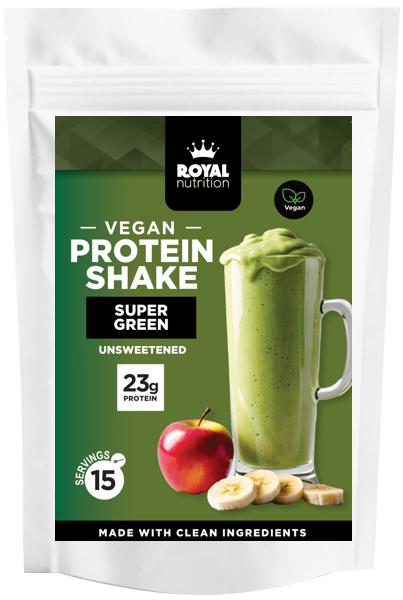 Buy Royal Nutrition Vegan 74% Protein Super Green, Chia & Flax Smoothie ...