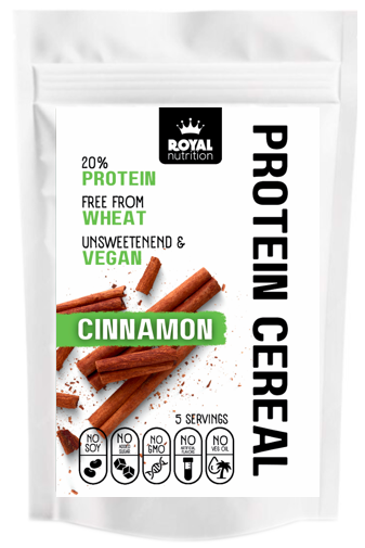 Buy Royal Nutrition Vegan Protein Cereal Cinnamon Online | Faithful to ...