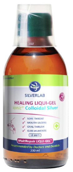 Buy Silverlab Colloidal Silver Liqui-Gel - Mouth & Throat Gargle Online ...