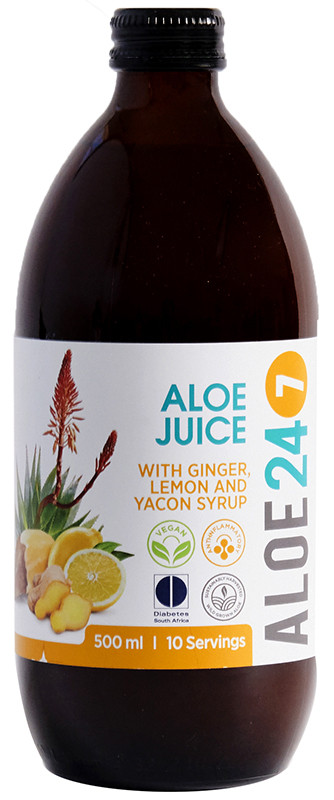 Buy Aloe 24/7 Juice Ginger, Lemon & Yacon Syrup Online | Faithful to Nature