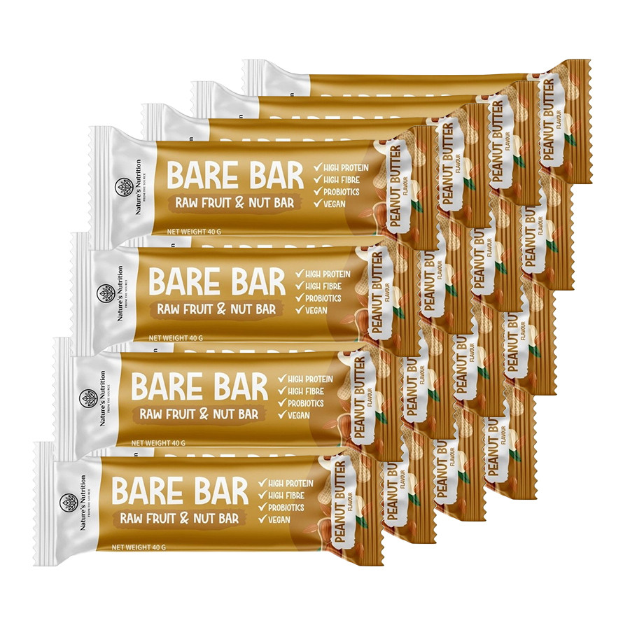 Buy Nature's Nutrition Bare Bar Peanut Butter x 16 Online | Faithful to ...
