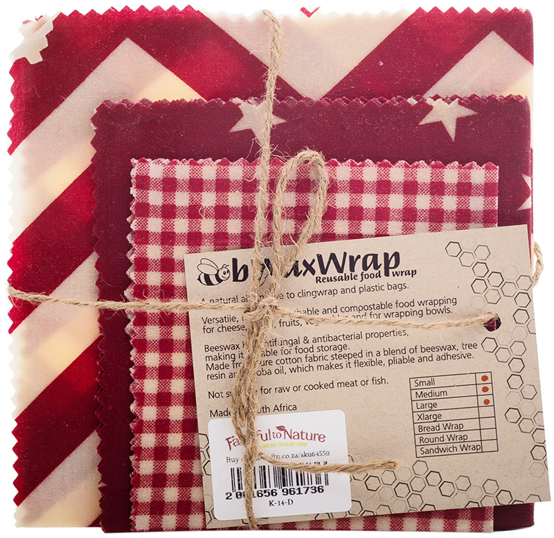 Buy 6 degrees East Bwax Wraps Pack of 3 (S,M & L) Red Online | Faithful ...