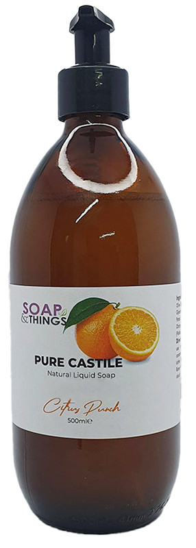 Buy Soap n Things Pure Liquid Castile Soap Citrus Punch - 500ml Online ...