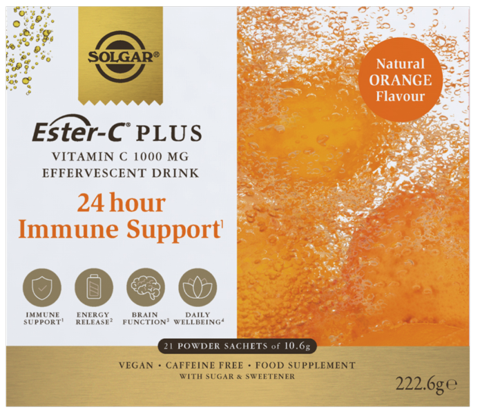 Buy Solgar® Ester-C® Plus Effervescent Sachets Online | Faithful to Nature