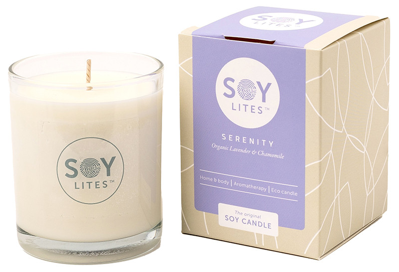 Buy Soylites Frosted Aromatherapy Candle - Serenity, 220ml Online ...