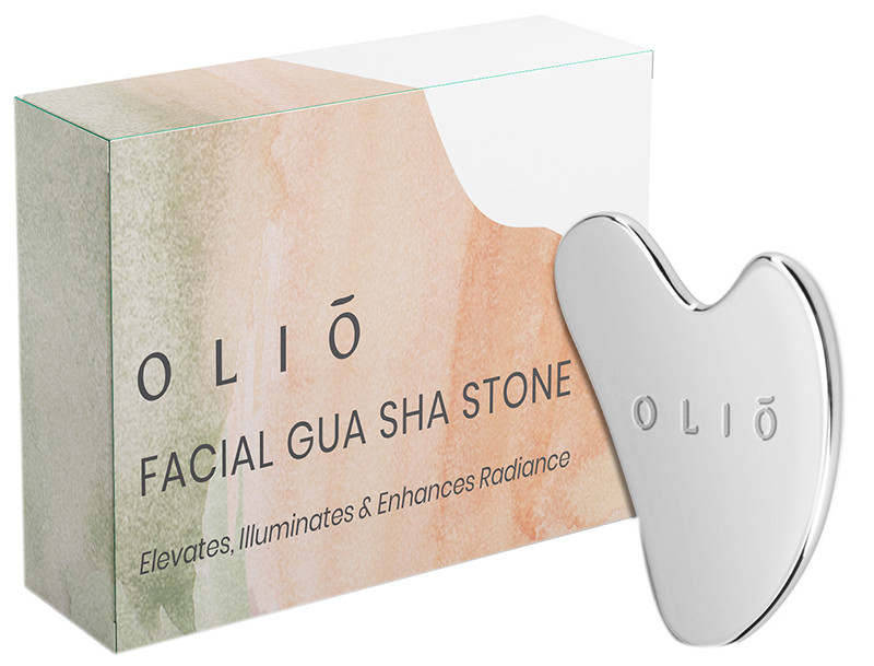 Buy Olio Stainless Steel Gua Sha Stone Online | Faithful to Nature