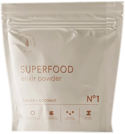 Buy The Wellness Blend Superfood Elixir Powder NO1 - Cacao + Coconut Online | Faithful to Nature