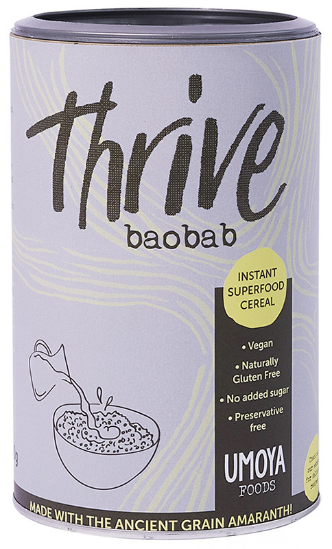 Buy Umoya Foods Thrive Instant Cereal - Baobab Online | Faithful to Nature