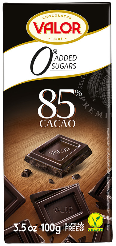 Buy VALOR 85% Dark Chocolate 0% added Sugar Online | Faithful to Nature