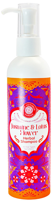 Buy Victorian Garden Jasmine & Lotus Flower Herbal Shampoo Online ...