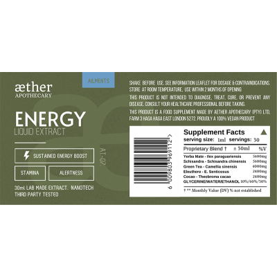 Buy Aether Energy Extract Online | Faithful to Nature