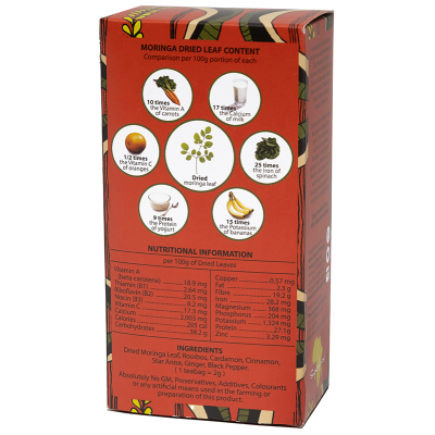 Buy Akan Moringa with Cape Rooibos Chai Tea Online | Faithful to Nature