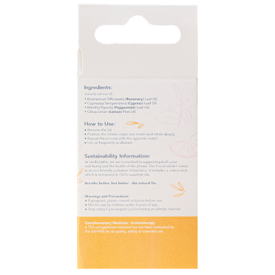 Buy andbreathe Nasal Inhaler - Focus Online | Faithful to Nature