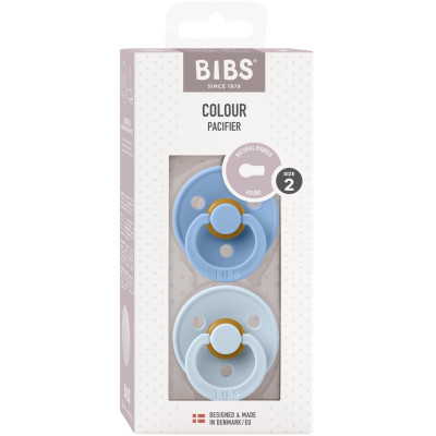 Buy BIBS Pacifier Latex - Sky Blue/Baby Blue Size 2 Online | Faithful ...