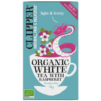 Buy Clipper Organic White Tea & Raspberry Online | Faithful to Nature