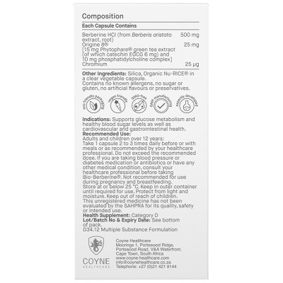Buy Coyne Health Bio-Berberine Complex Online | Faithful to Nature