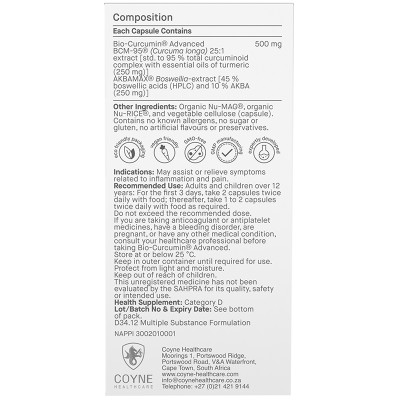 Buy Coyne Health Bio curcumin Advanced Online | Faithful to Nature