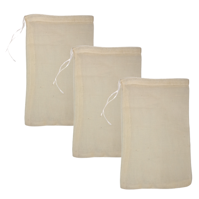 Buy Crafty Cultures Muslin bags (Small, For Tea, 10 x 15cm, Pack of 3 ...