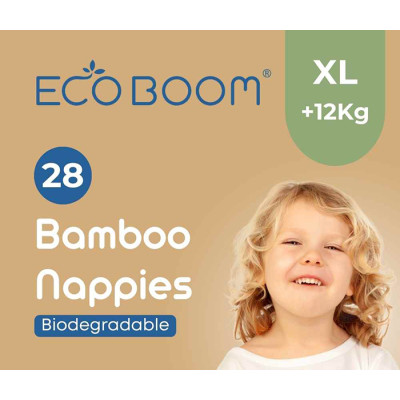 Buy Eco Boom Bamboo Diapers XL - 28 Pack Online | Faithful to Nature